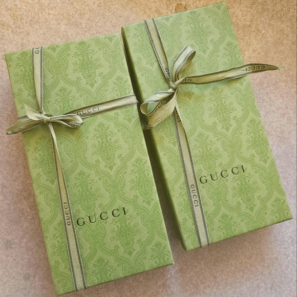 Gucci | Bags | Authentic Two Gucci Empty Gift Boxes With Tissue Paper ...